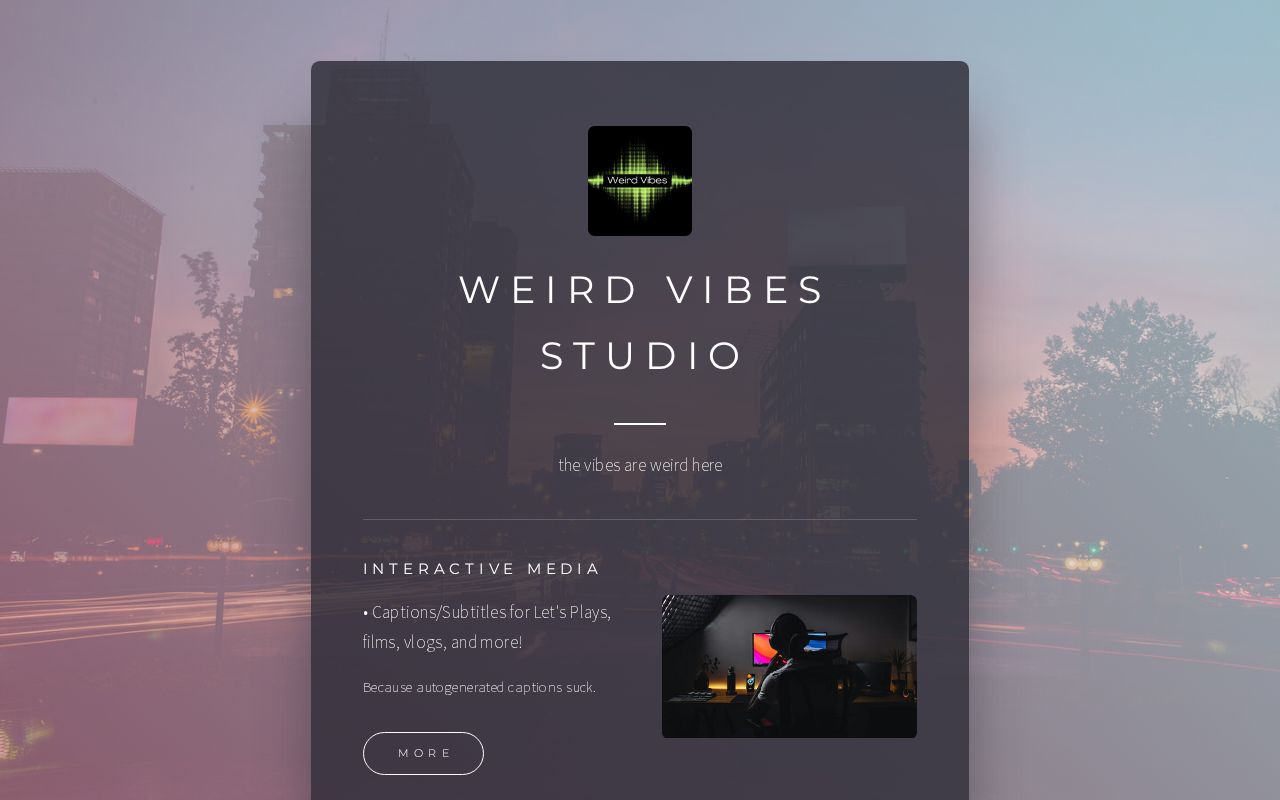 Weird Vibes Studio